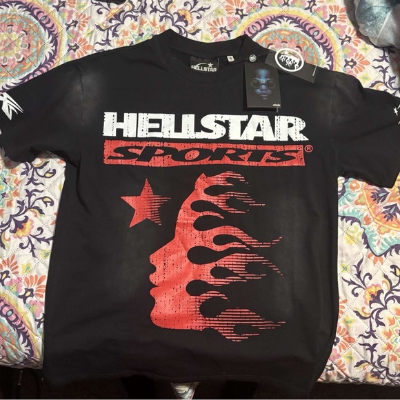 Shirts | Hellstar Sports Black And Red Graphic Tee | Poshmark